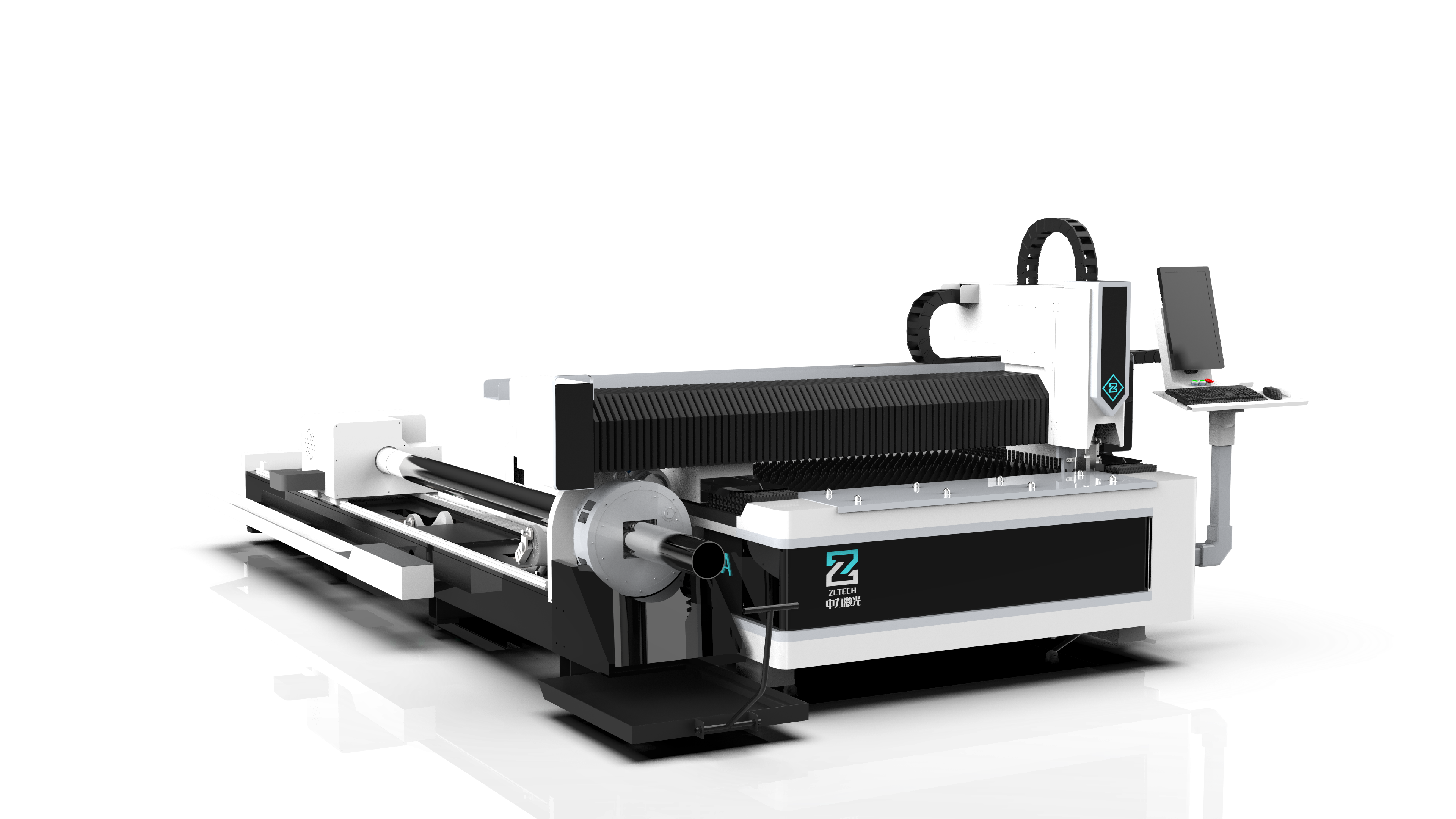 Sheet And Tube Metal Integrated Laser Cutting Machine Fiber Laser